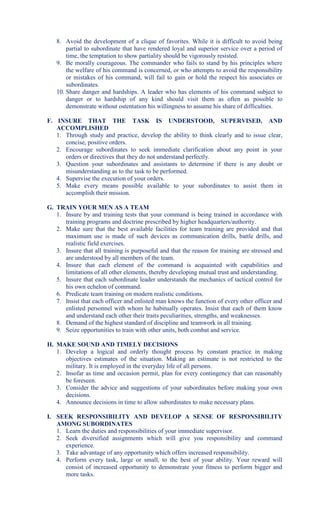 Military leadership | PDF