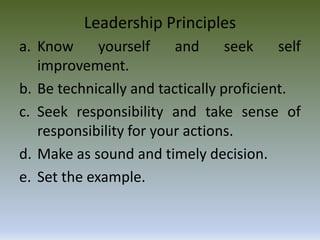 Military leadership | PPTX