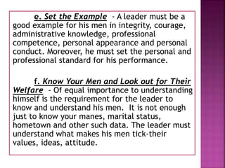 Military leadership | PPTX