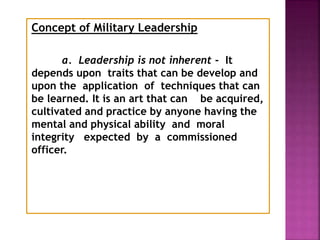 Military leadership | PPTX