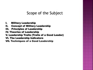 Military leadership | PPT | Free Download