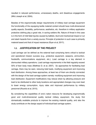 Advanced Military load carriage Equipment for Ethiopian army. | PDF