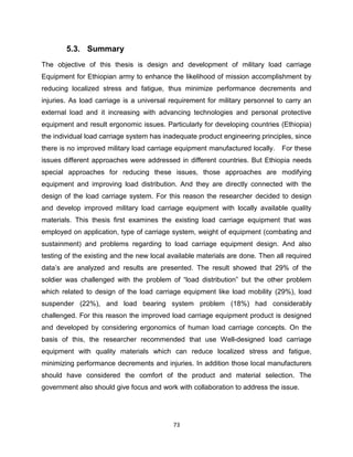 Advanced Military load carriage Equipment for Ethiopian army. | PDF