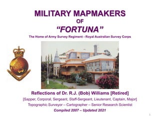 Military Mapmakers of Fortuna | PPT