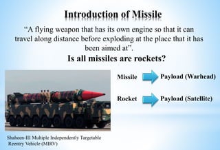 Military missiles | PPTX
