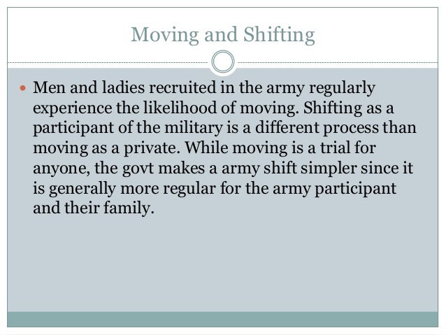 Military moving tips