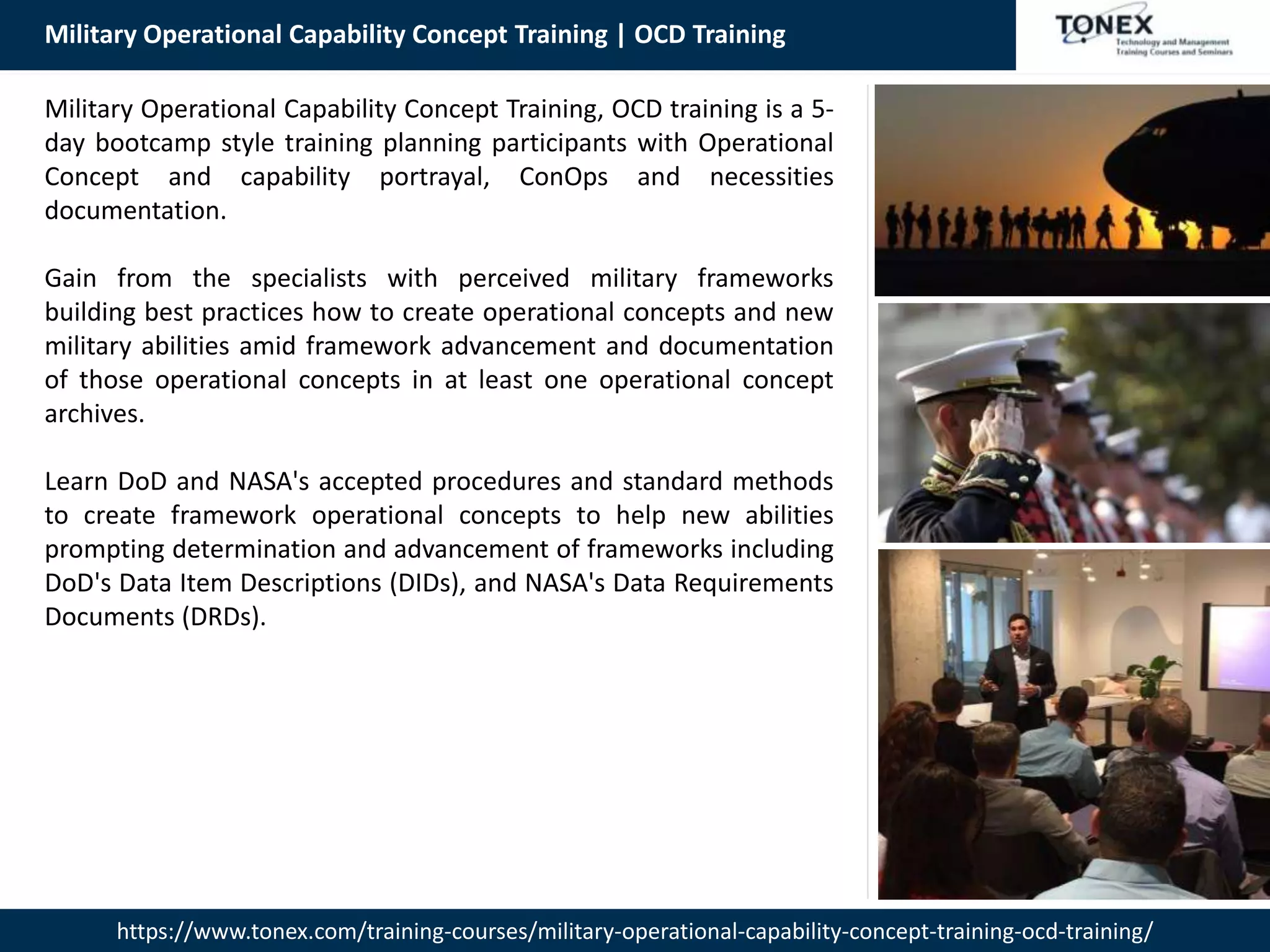 Military Operational Capability Concept Training (OCD) Training | PPTX