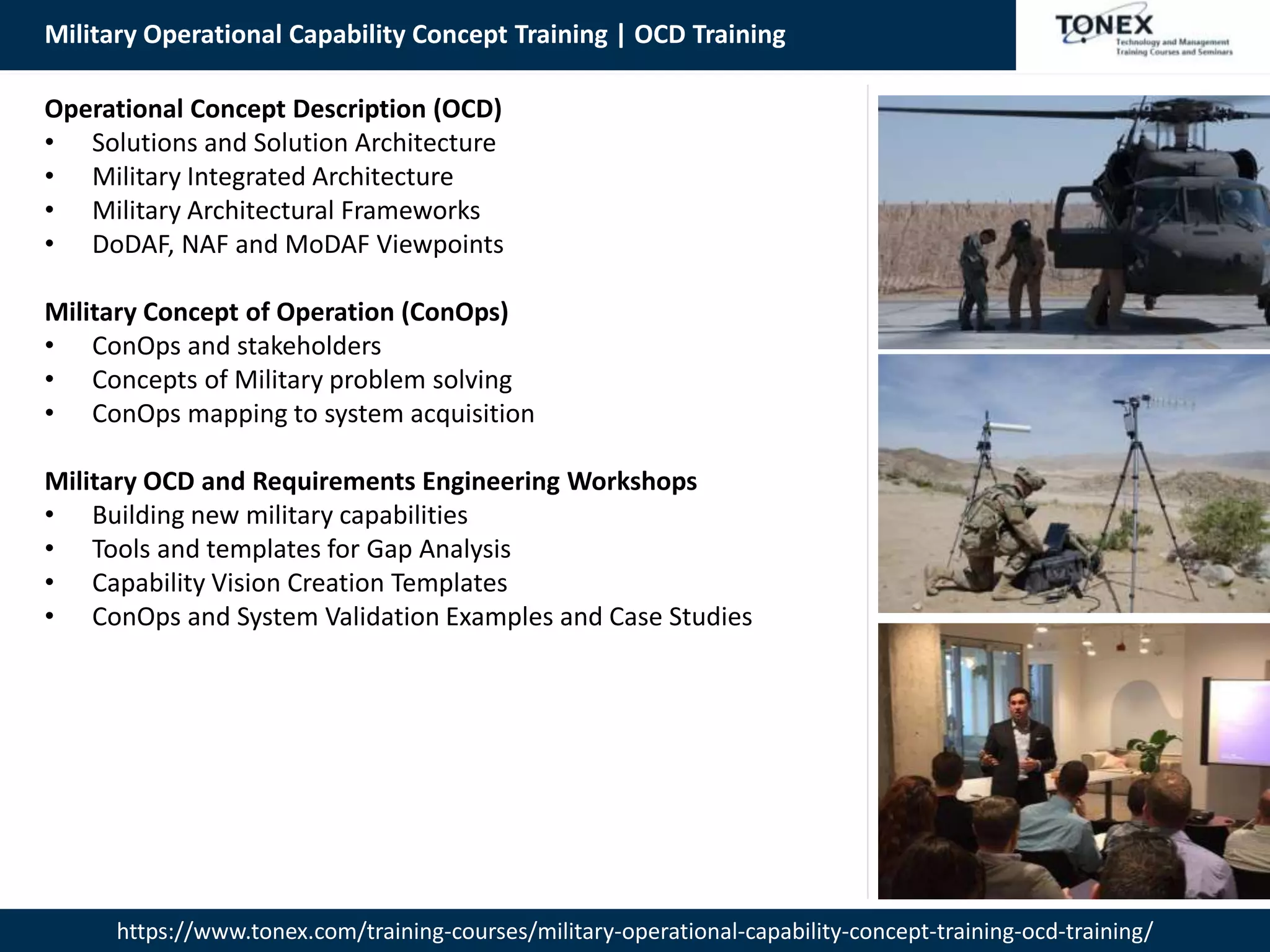 Military Operational Capability Concept Training (OCD) Training | PPTX
