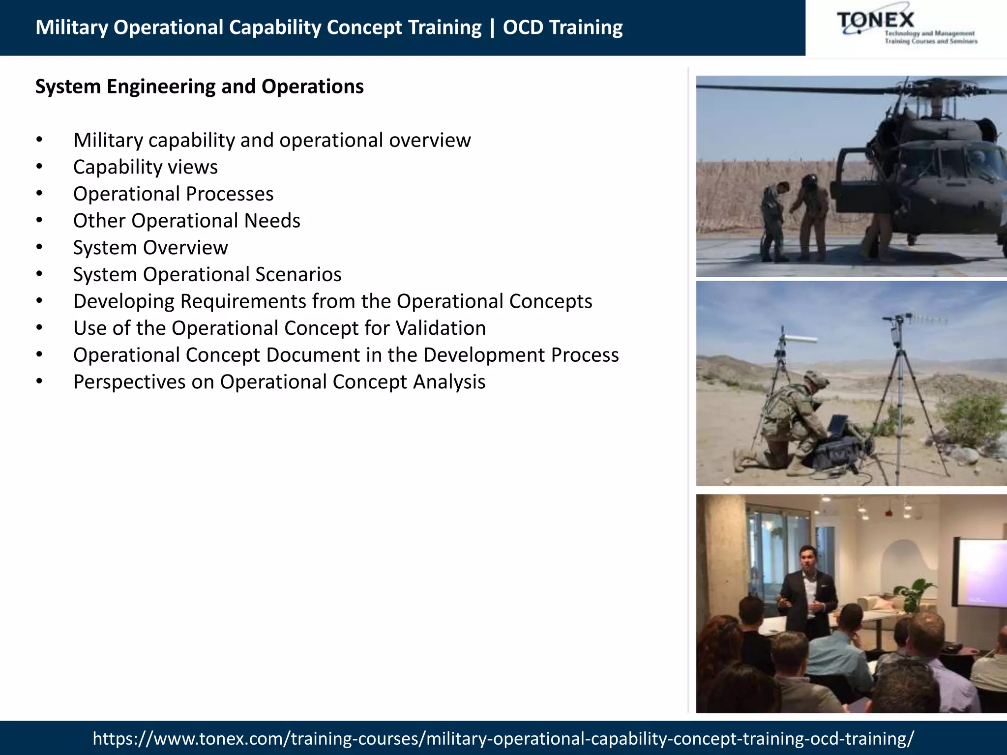 Military Operational Capability Concept Training (OCD) Training | PPTX