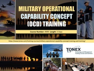 Military Operational Capability Concept Training (OCD) Training | PPTX
