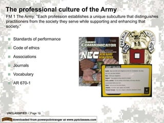 Military Professionalism | PPTX