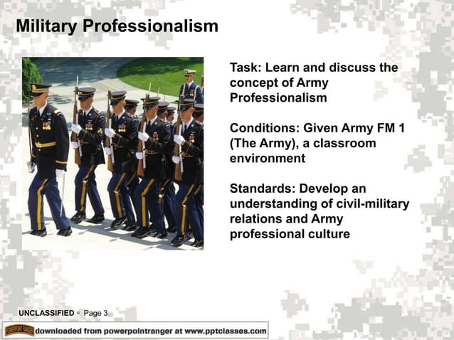 Military Professionalism | PPT