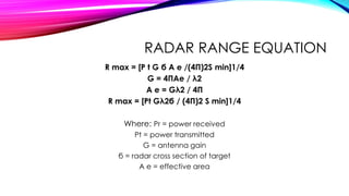 Military radar | PPTX