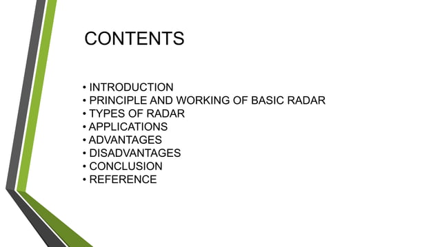 MILITARY RADAR.pptx | Technology & Computing