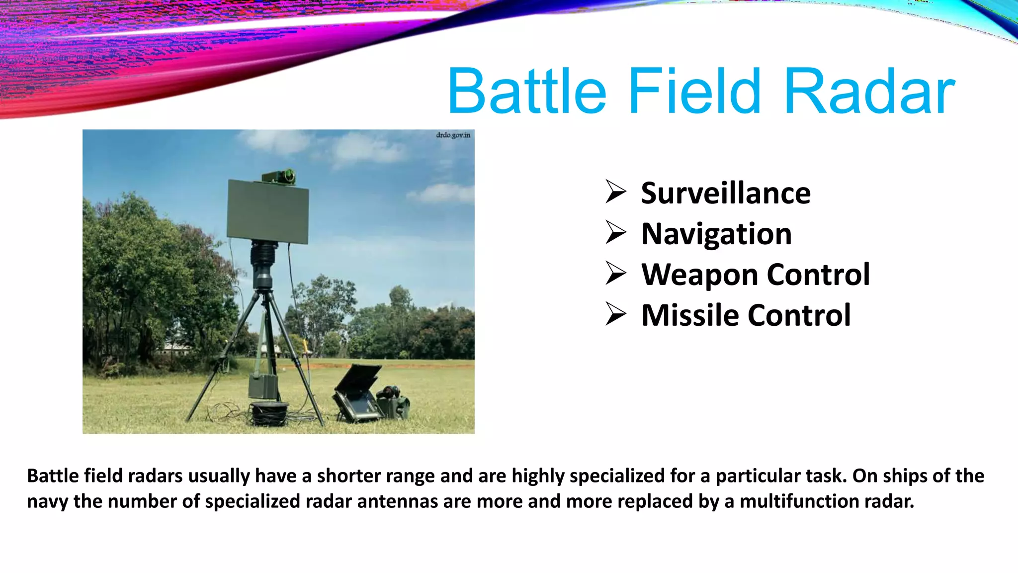 Military radar and satellite switching | PPTX