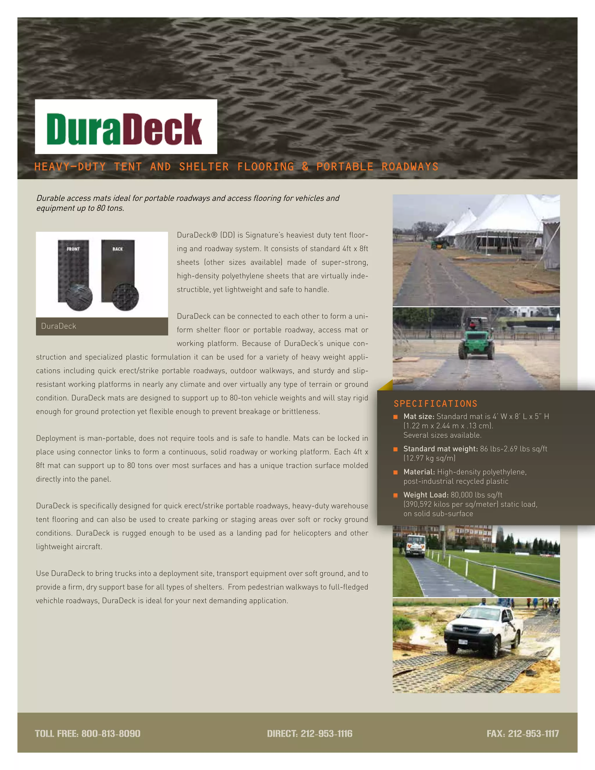 Military shelter flooring brochure 2014 | PDF