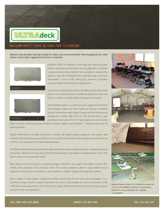 Military shelter flooring brochure 2014 | PDF