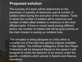 Military simulator a case study | PPTX