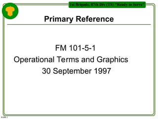 Military Symbols class and usage in Mil Opns.ppt