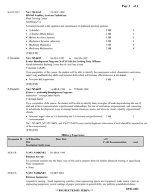 Military transcript | PDF