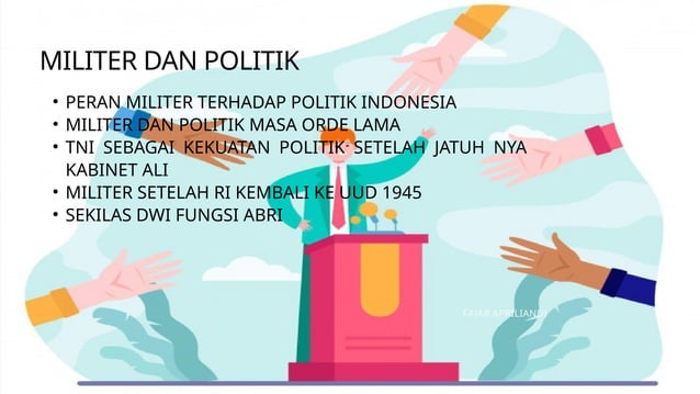 MATERI POWERPOINT MILITER DAN POLITIK.pptx