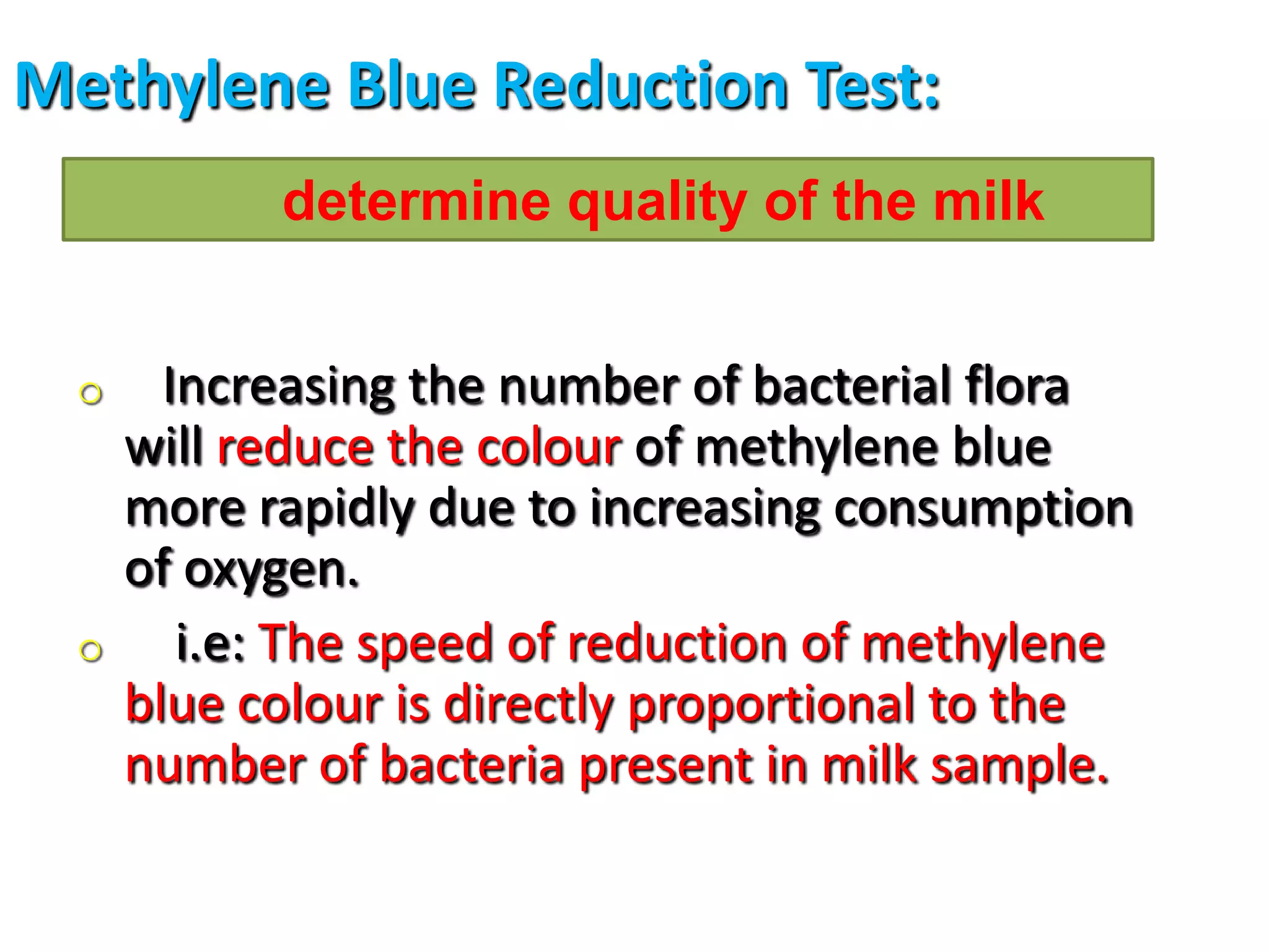 analysis of milk | PPTX