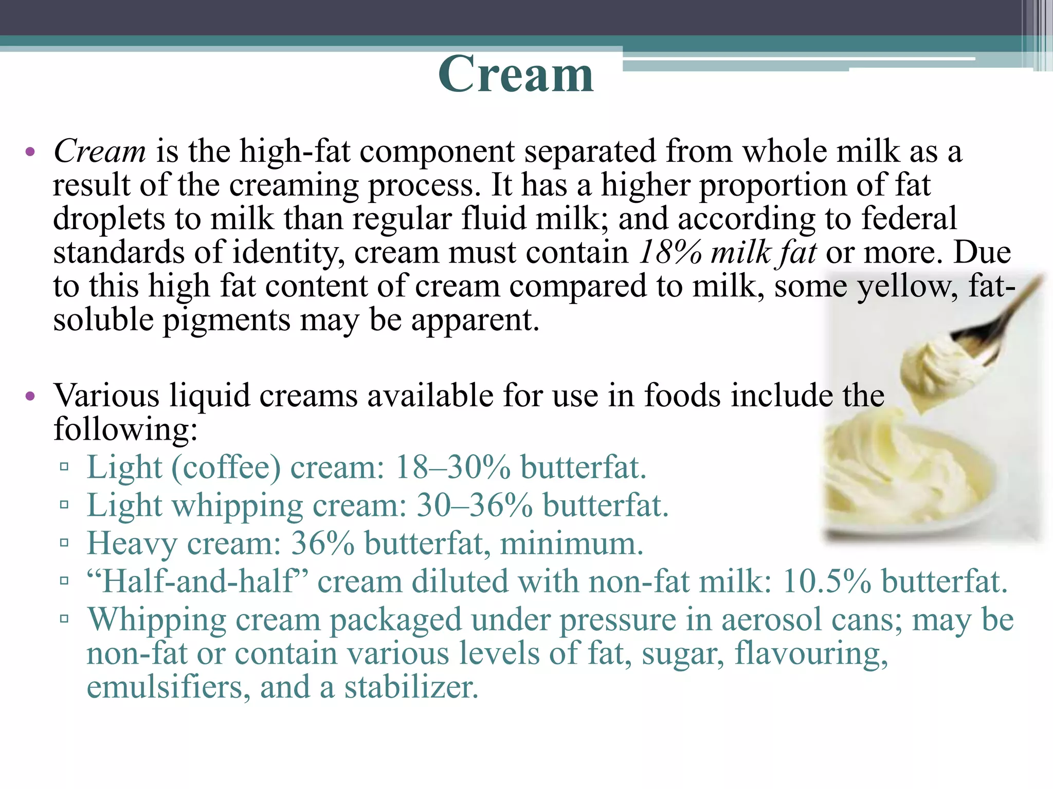 Milk and milk products | PPTX