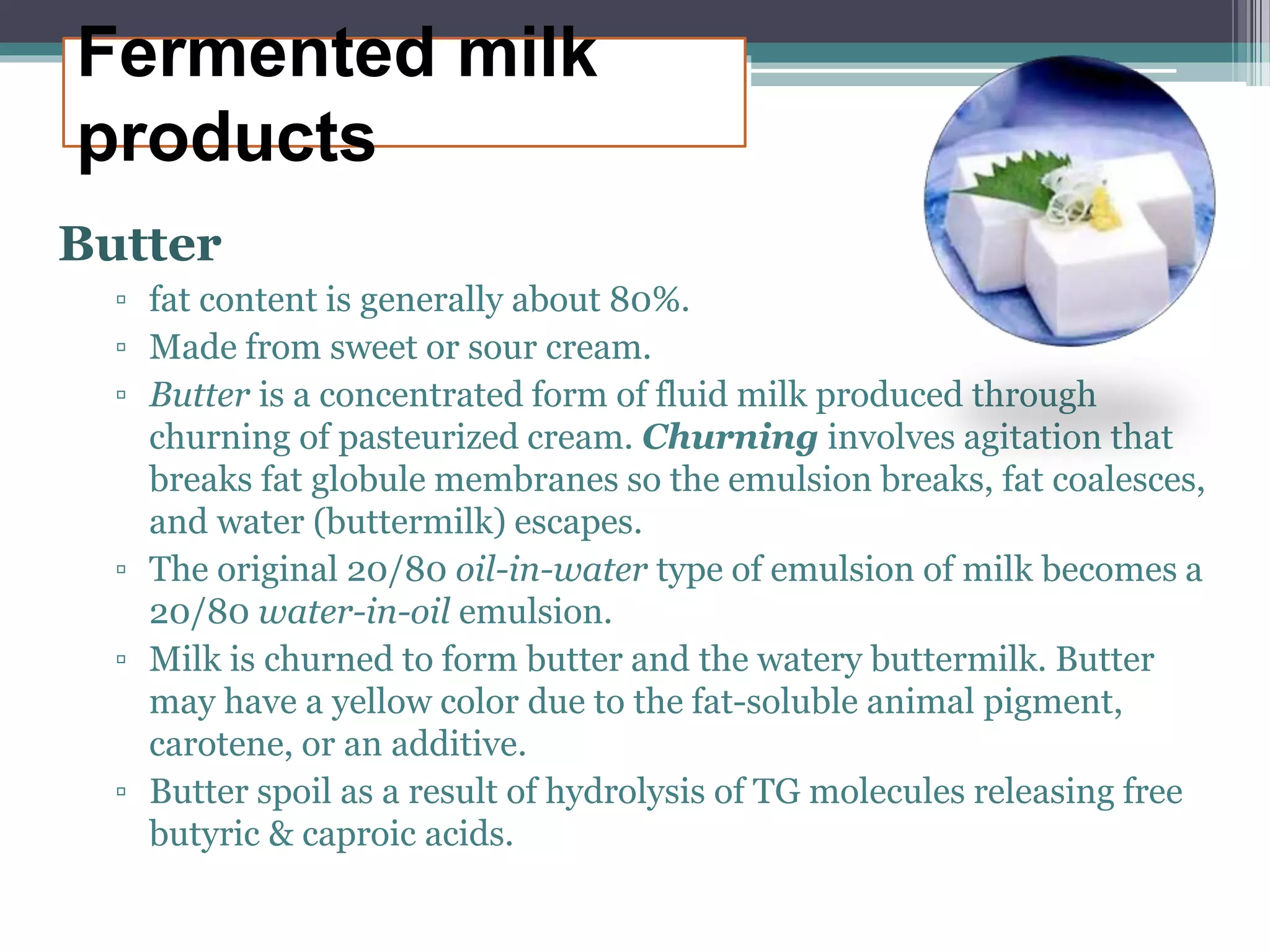 Milk and milk products | PPTX