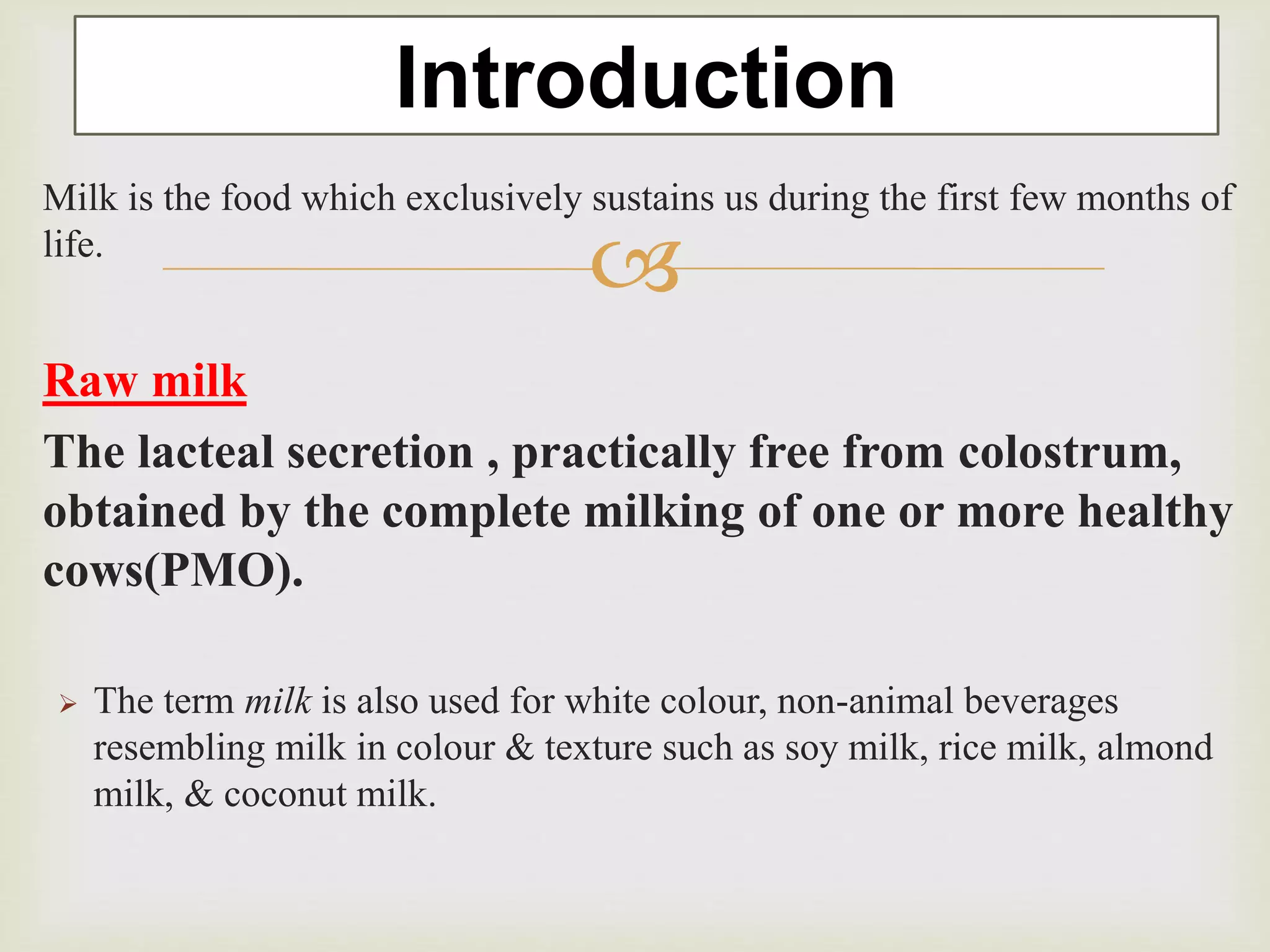 Milk and milk products | PPTX