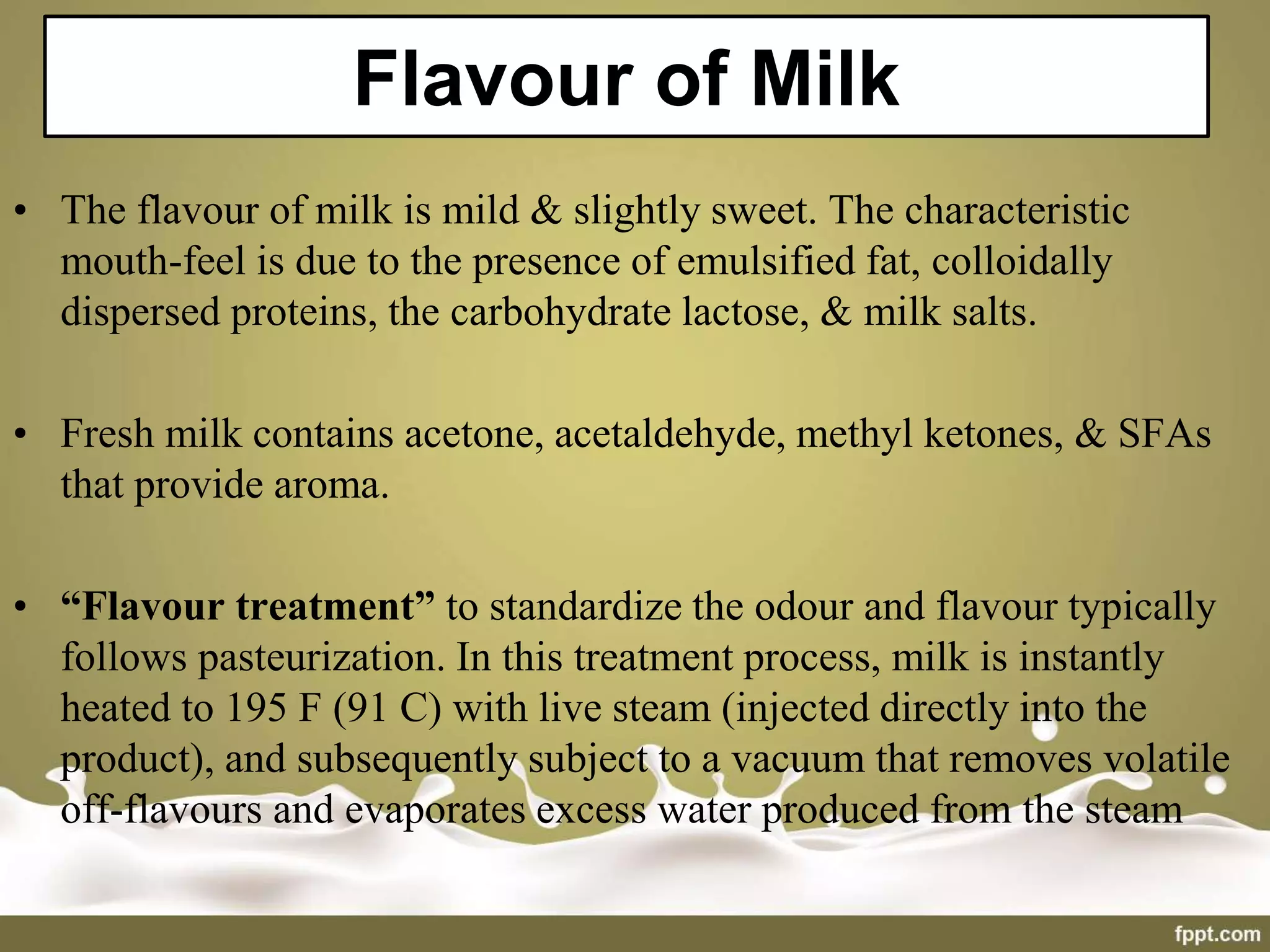 Milk and milk products | PPTX