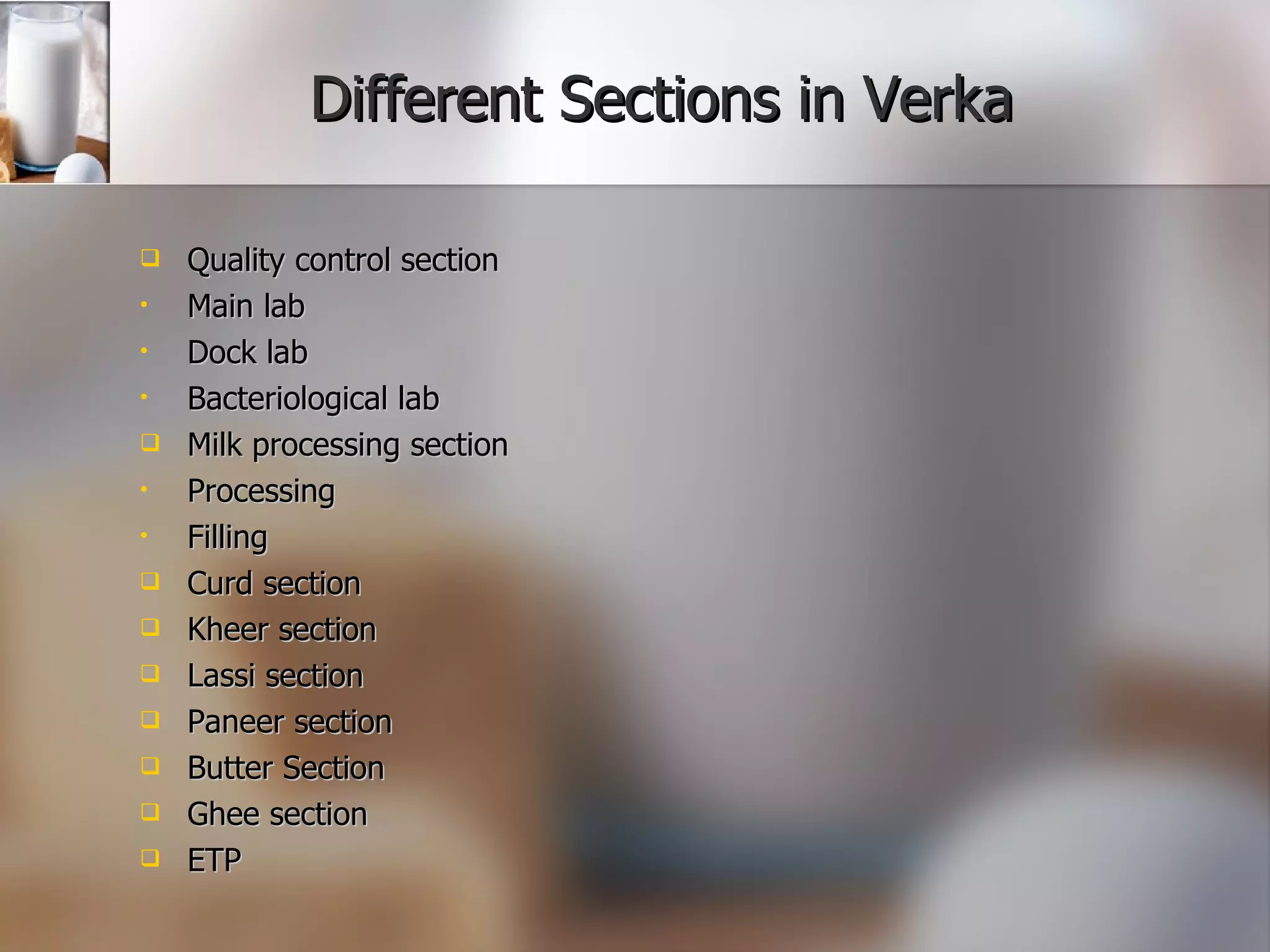 Milk Analysis In Verka | PPT