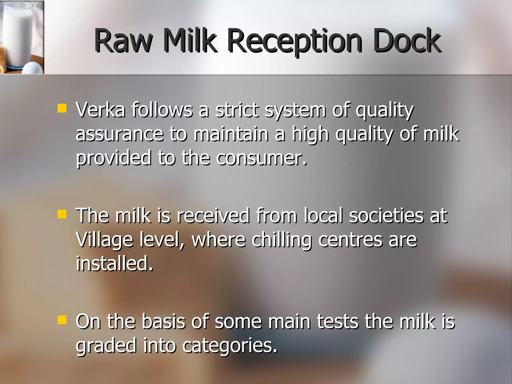 Milk Analysis In Verka | PPT