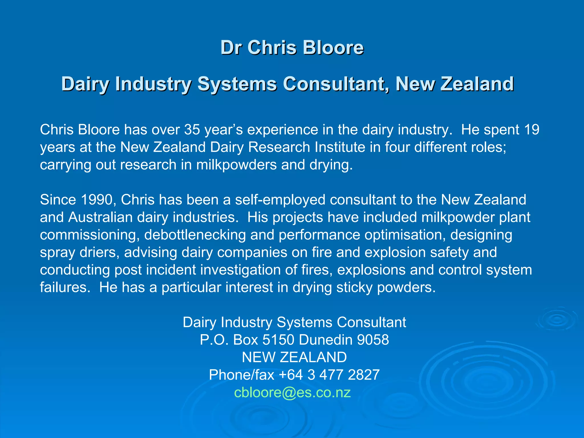 Milk Powder Combustible Dust Hazards | PPT