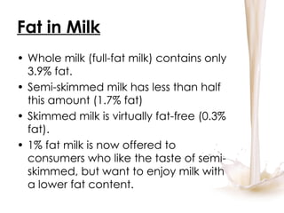 Milk and cheese | PPT | Chemistry | Science