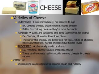 Milk and dairy foods | PPTX