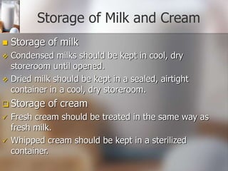Milk and dairy foods | PPTX