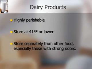 Milk and dairy foods | PPTX