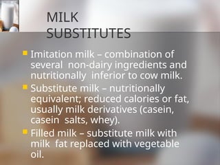 Milk and Milk Products_Food Biotechnology.pptx | Nutrition | Healthy Living