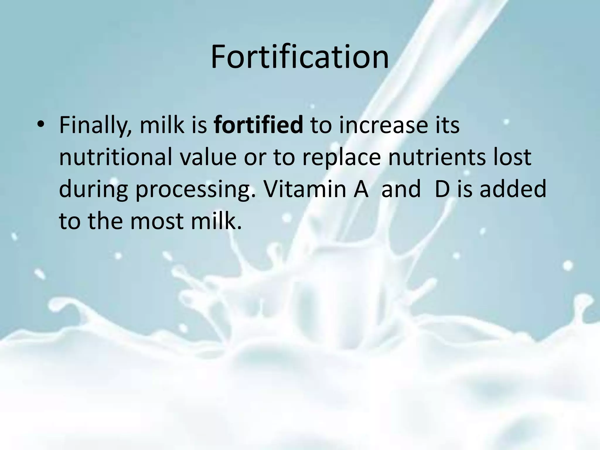 Milk and milk products | PPTX