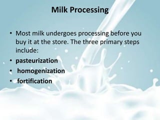 Milk and milk products | PPTX