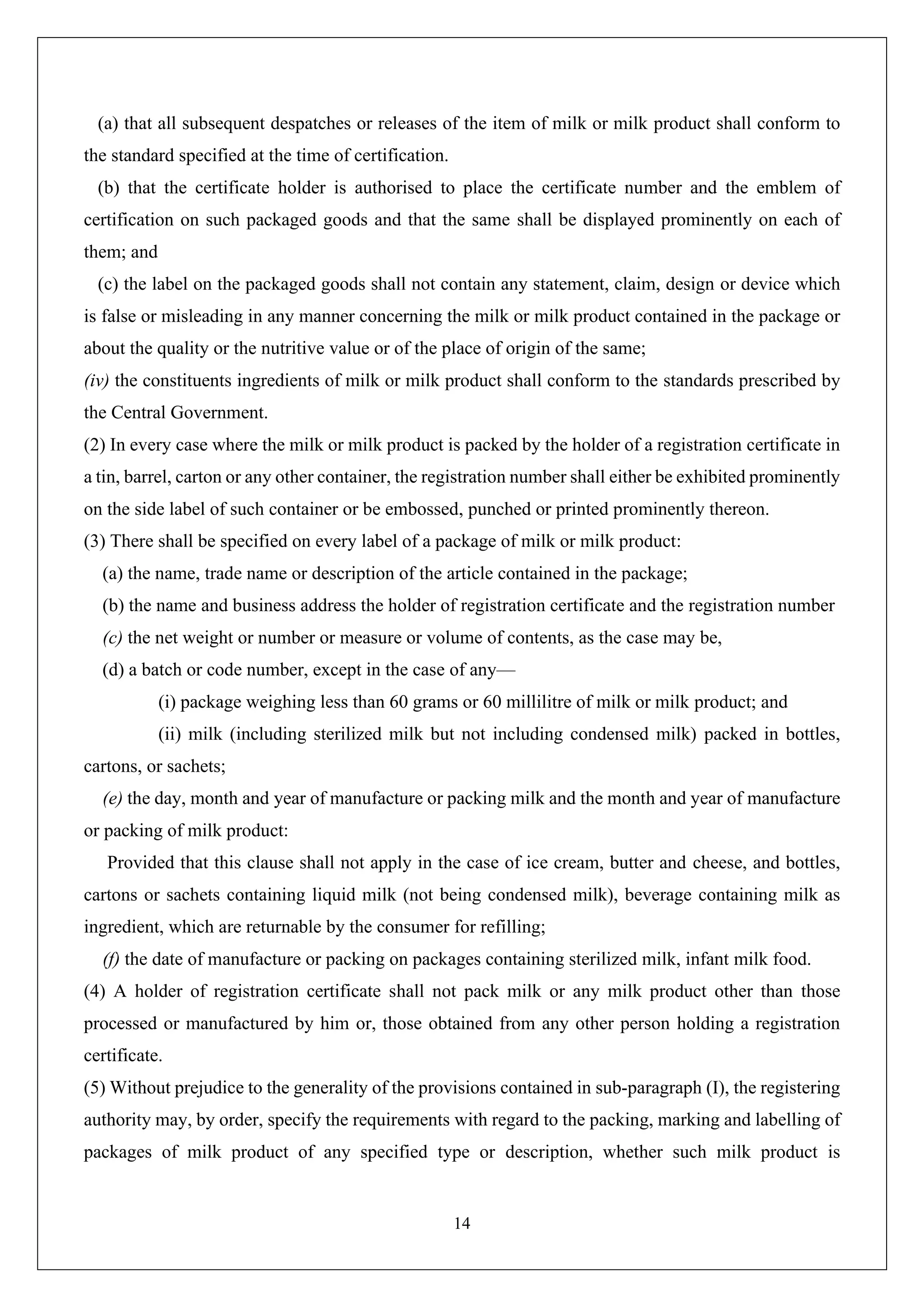 MILK AND MILK PRODUCTS ORDER (MMPO) | PDF