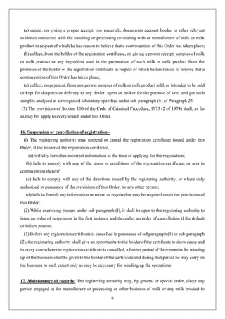MILK AND MILK PRODUCTS ORDER (MMPO) | PDF