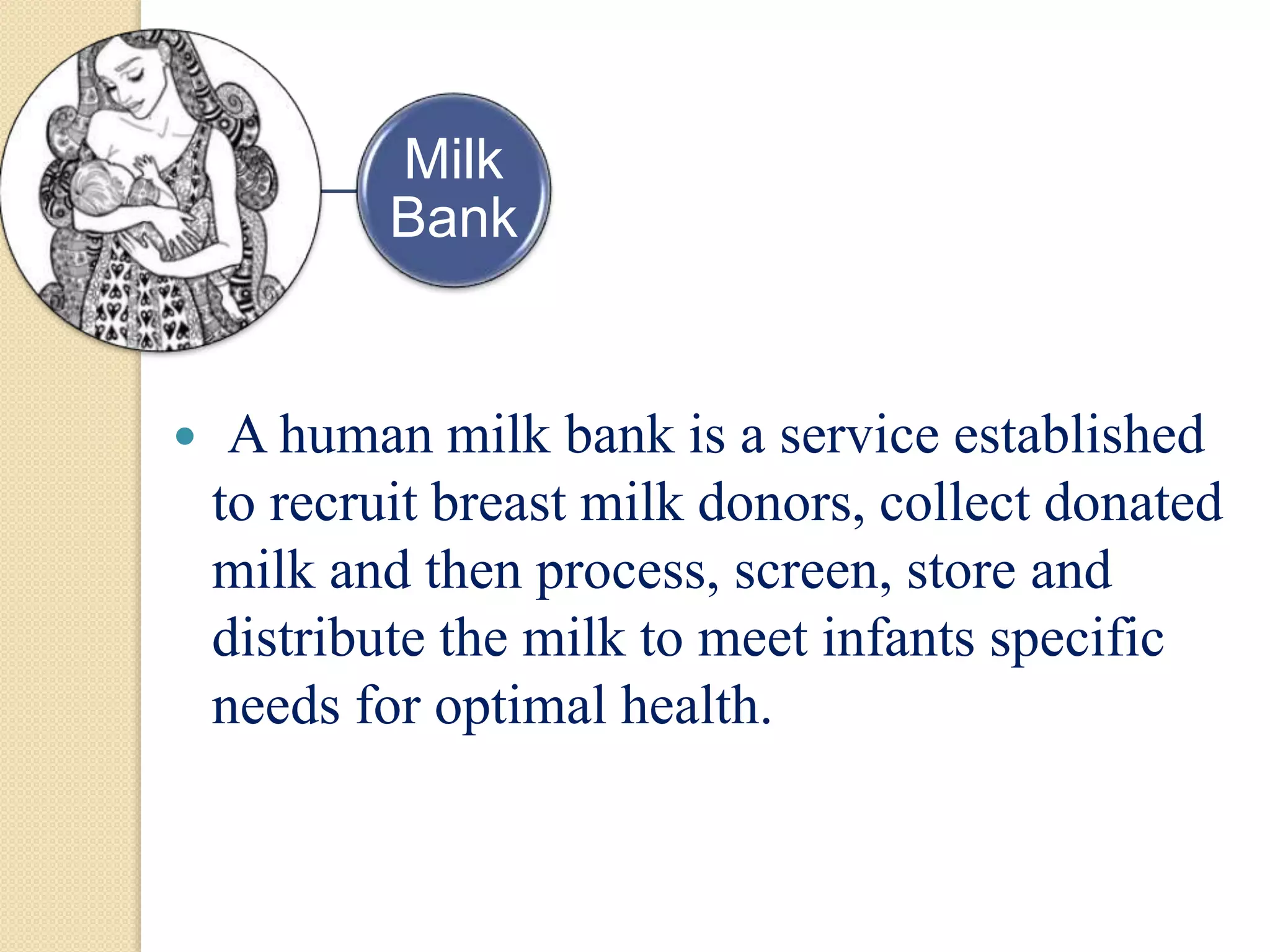 Milk bank | PPTX
