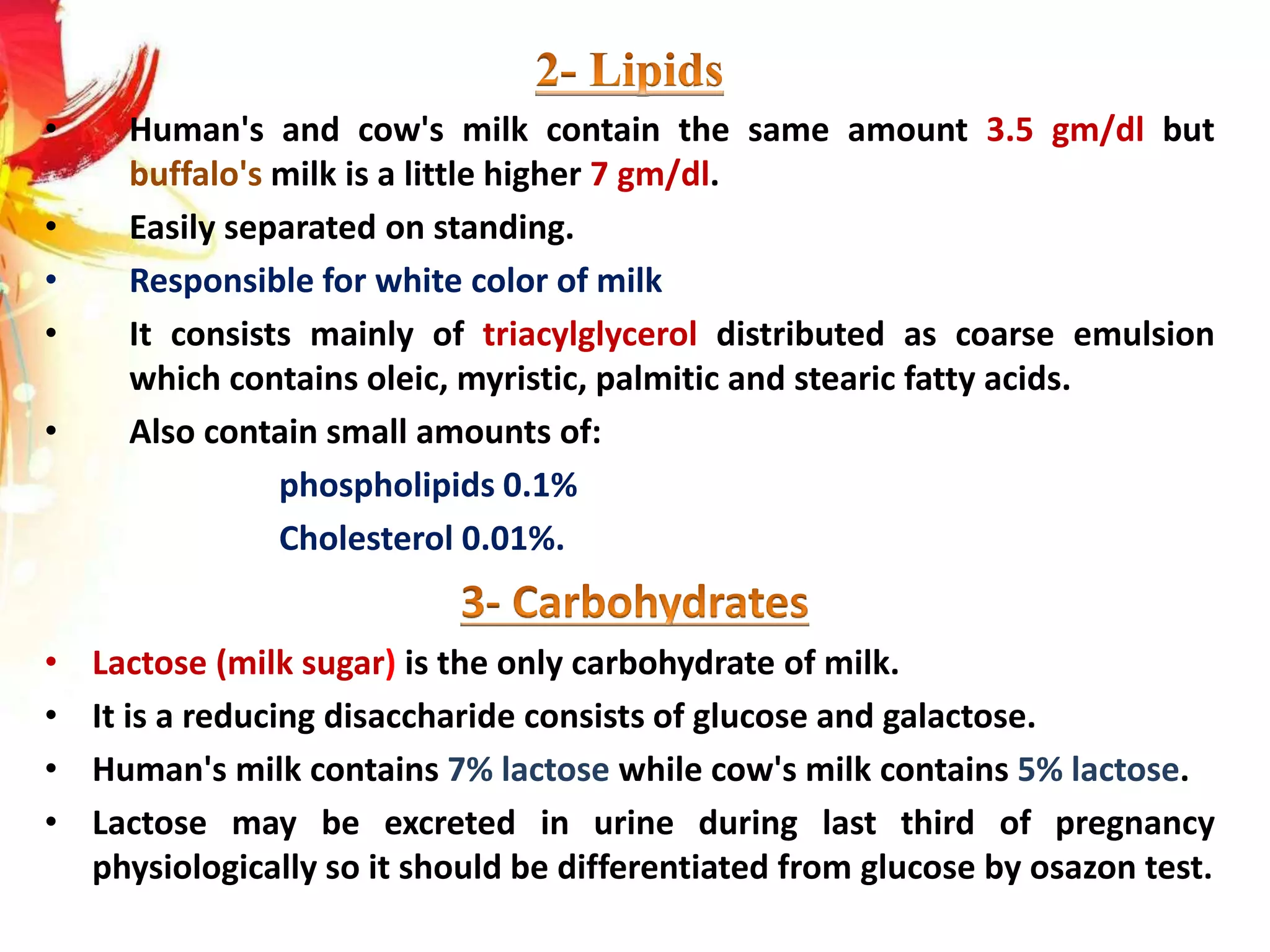Milk composition | PPTX