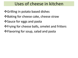 Milk, cream, yoghurt and cheese | PPT