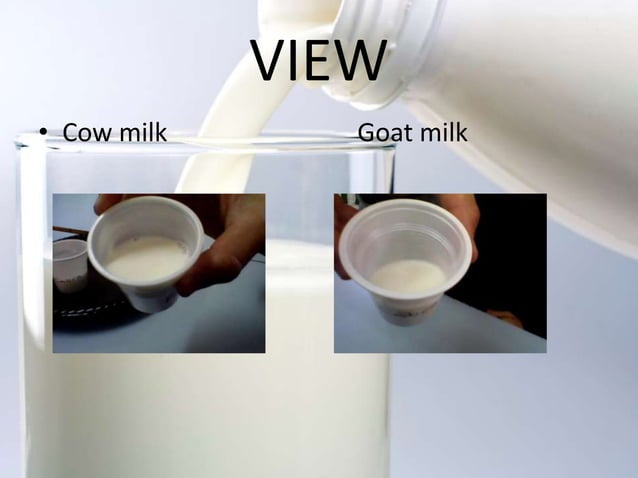 Milk experiment