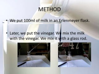 Milk experiment