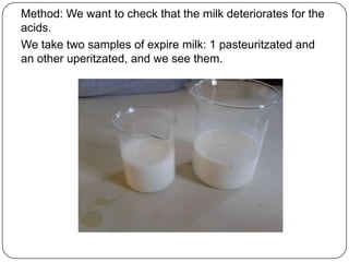 Milk experiment | PPTX