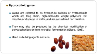 Milk fat replacers carbohydrate based | PPTX