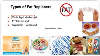 Milk fat replacers carbohydrate based | PPTX | Chemistry | Science